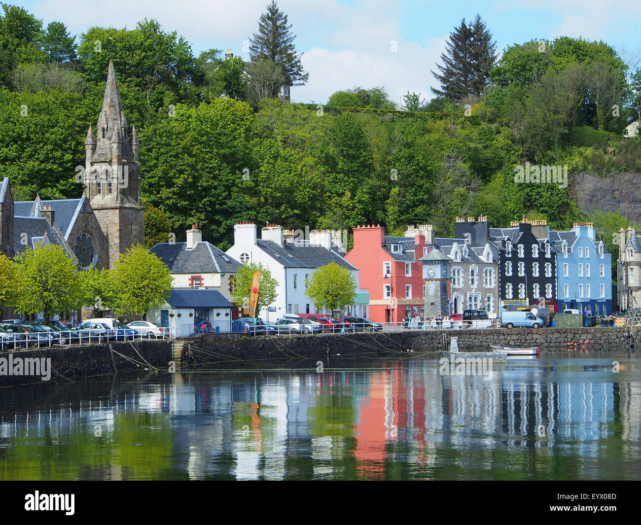 Colourful village of Tobermory on the Island of Mull, Scotland, UK ...