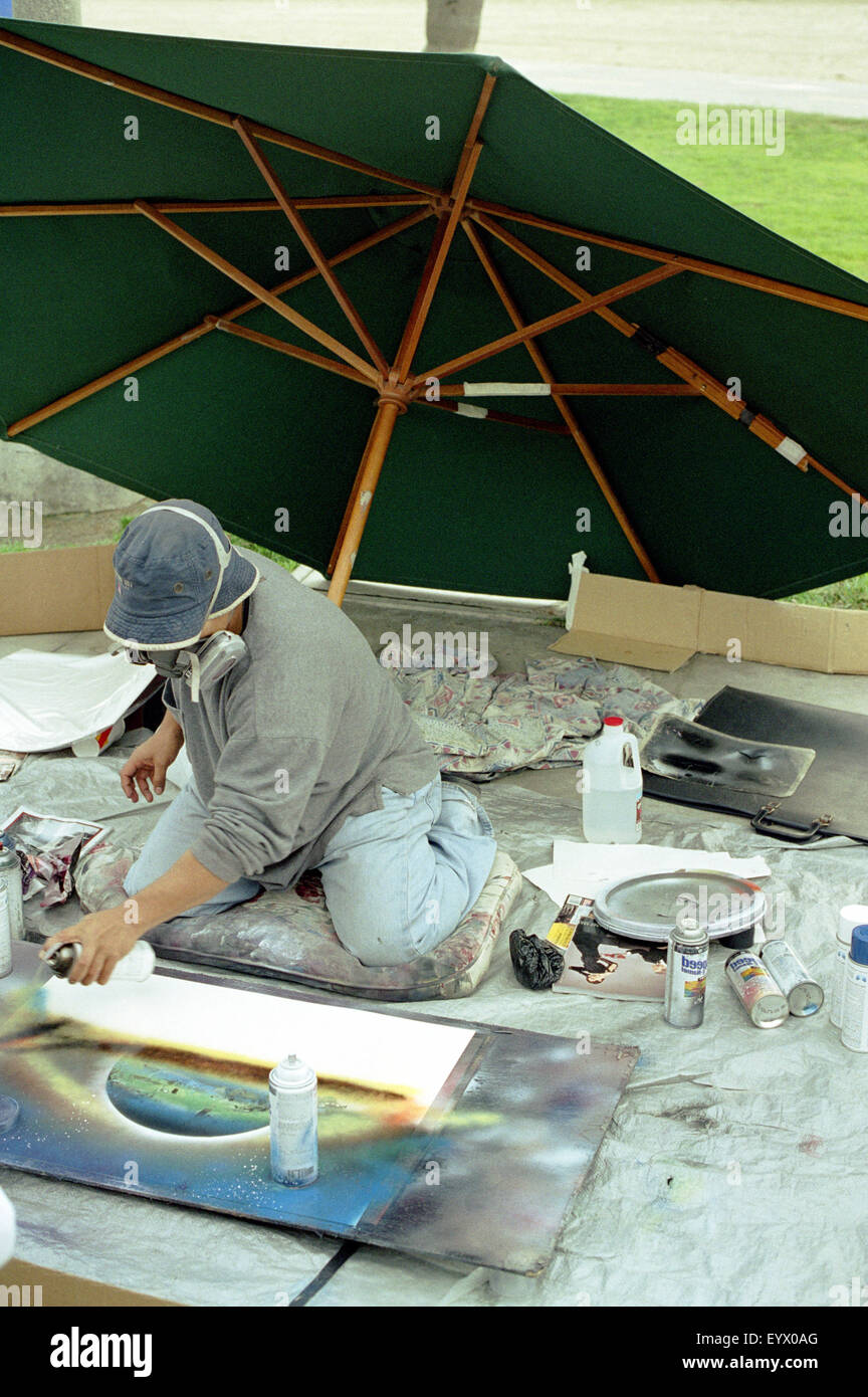 street artist san francisco brian mcguire Stock Photo - Alamy