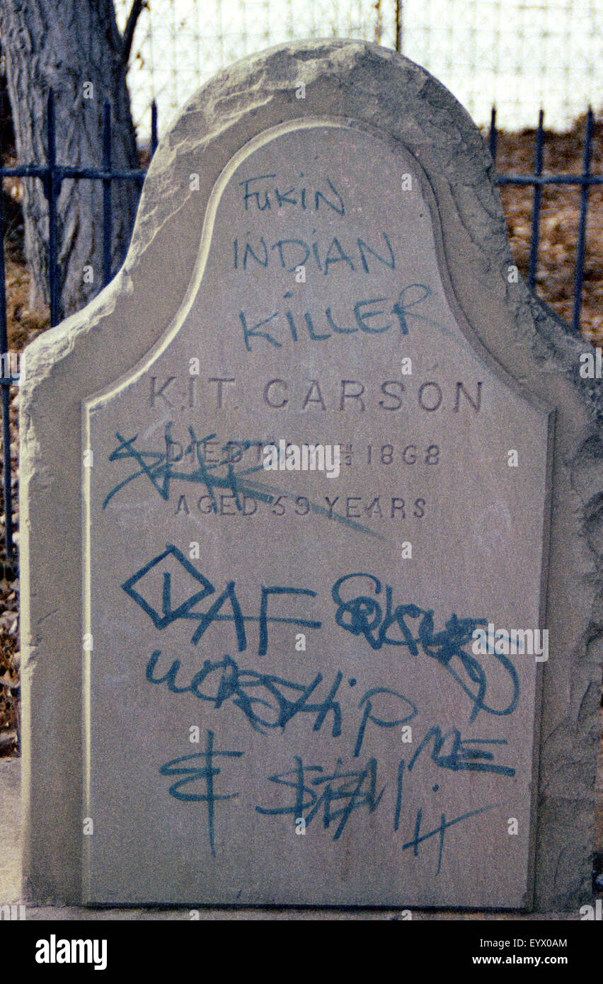 kit carsons grave new mexico Stock Photo - Alamy
