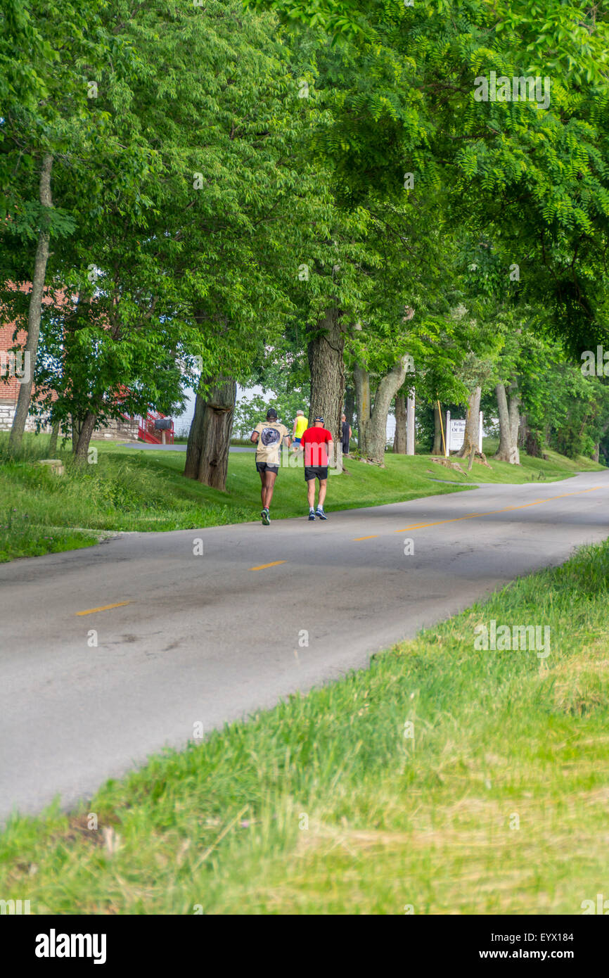 Mature running road hi-res stock photography and images - Alamy
