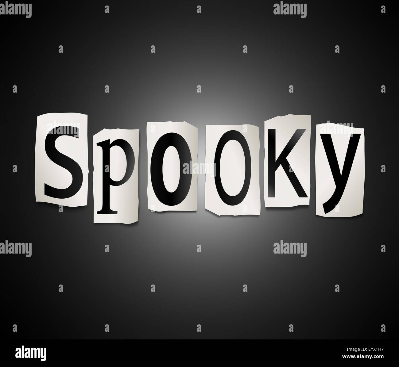 Creepy letters hi-res stock photography and images - Alamy