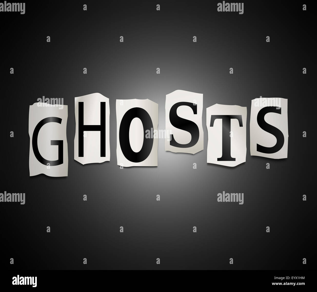 Ghost letters hi-res stock photography and images - Alamy