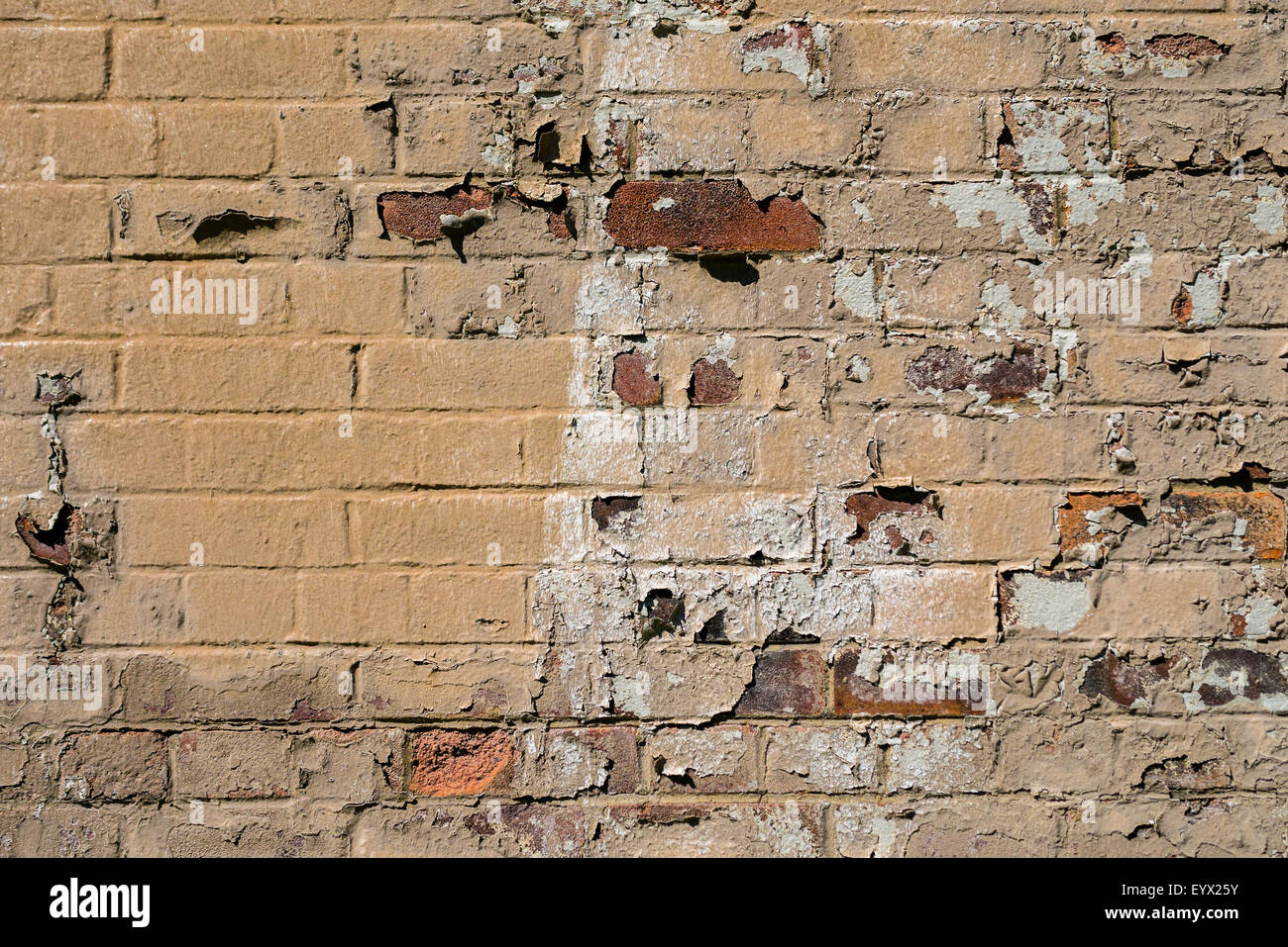 Crumbling Brick Wall Stock Photo - Alamy