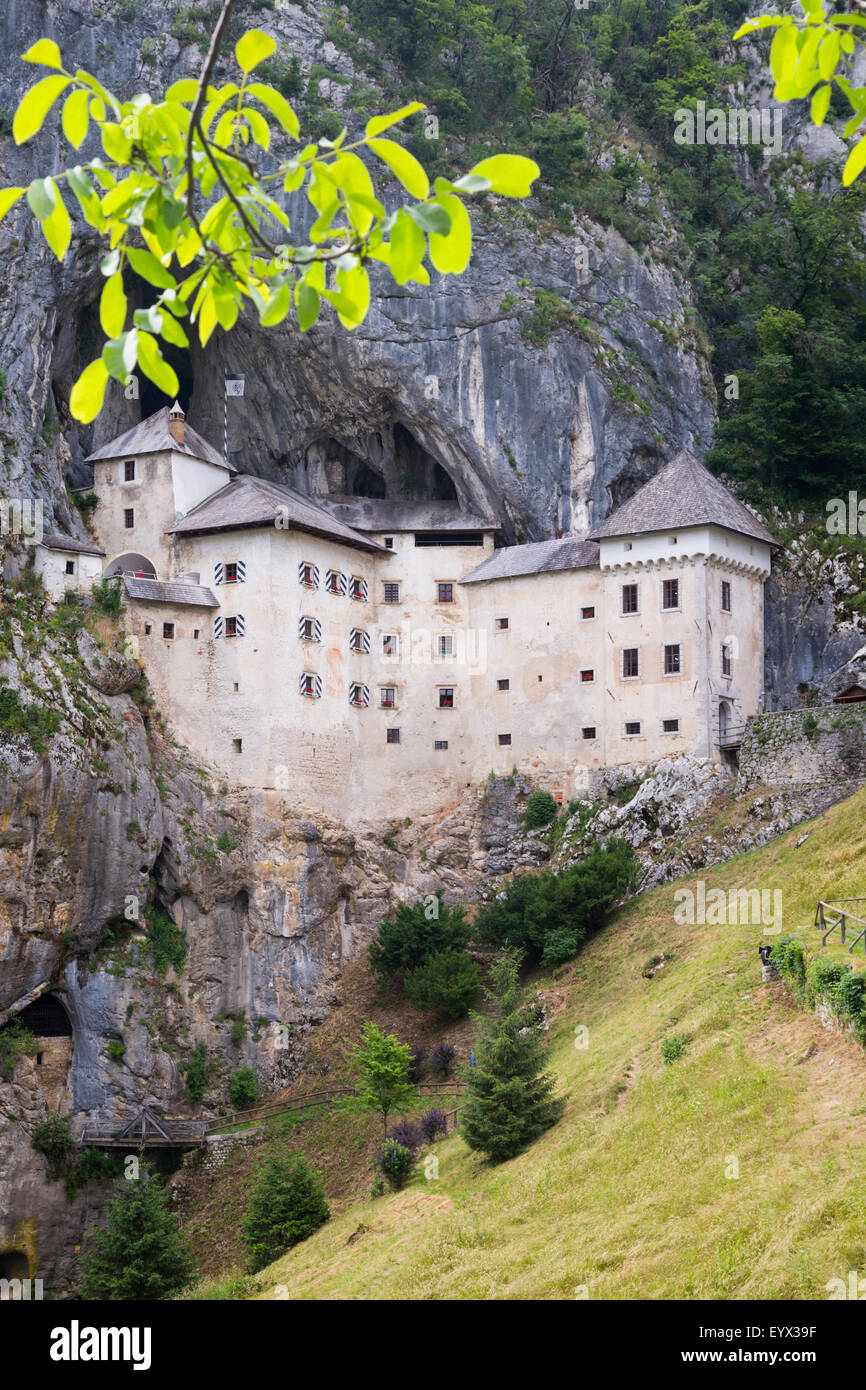 Predjama, Inner Carniola, Slovenia. Predjama Castle, built into the ...