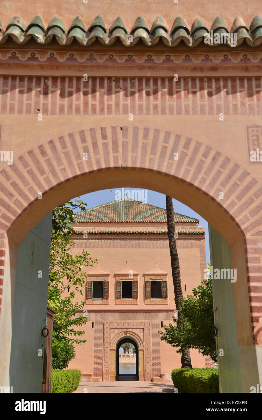 Marrakech the menara pavilion hi-res stock photography and images - Alamy