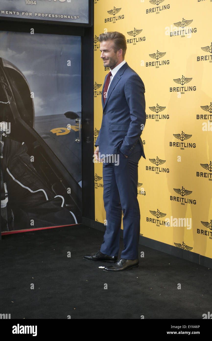 David Beckham at the opening of the 'Breitling Boutique' on Calle ...