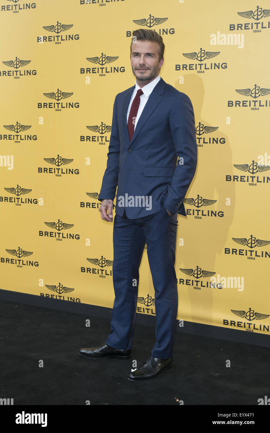 David Beckham at the opening of the 'Breitling Boutique' on Calle ...