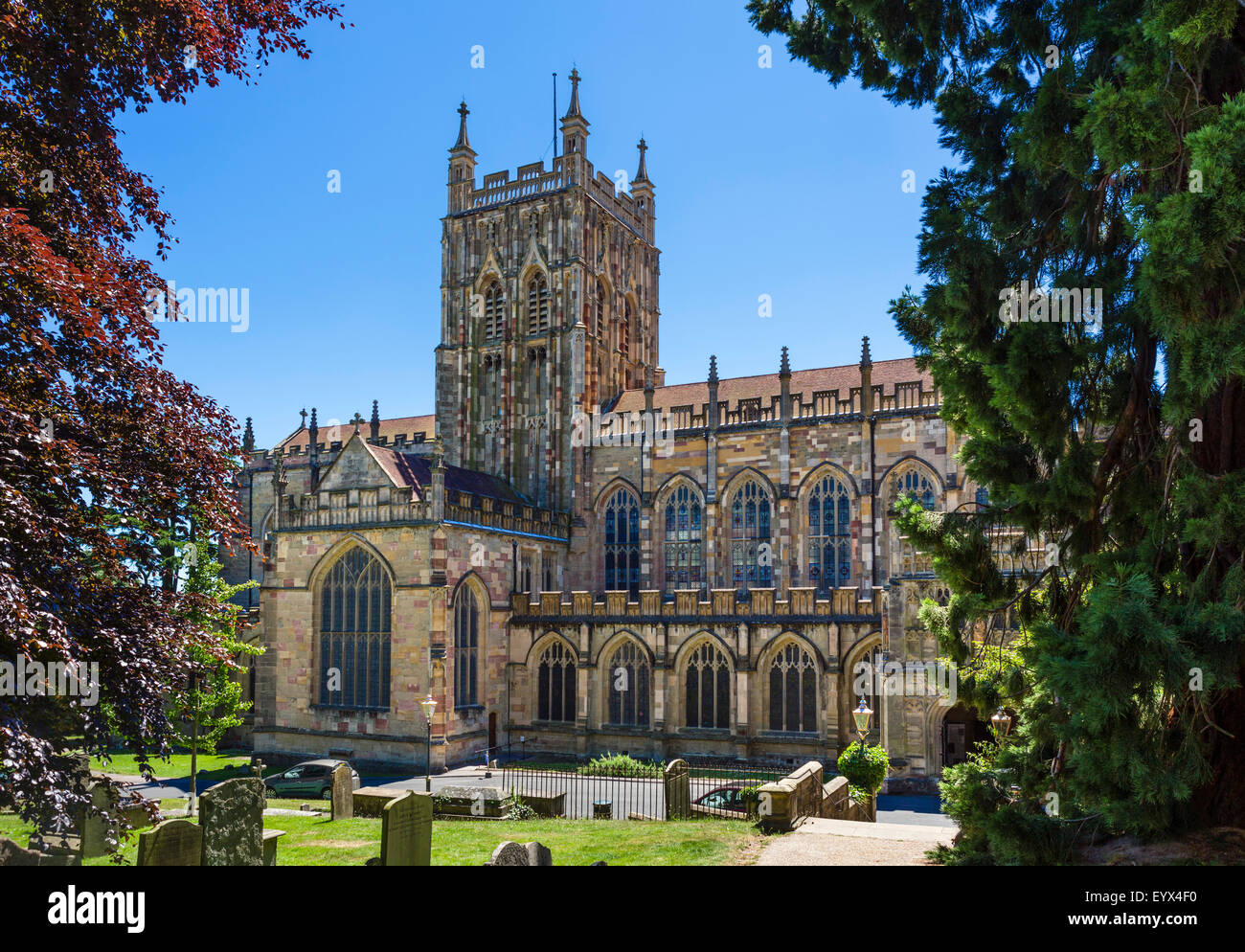 Great Malvern Priory, now the parish church, Great Malvern, Malvern ...