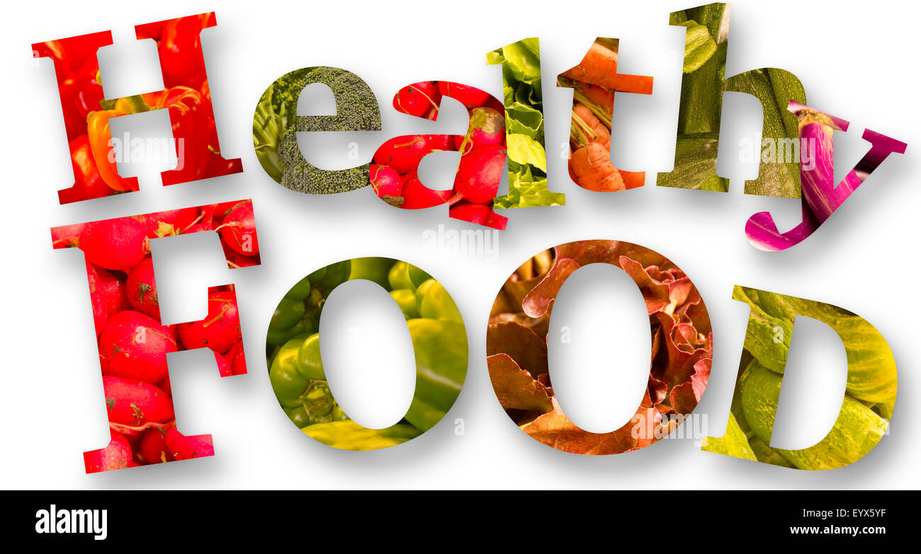 Food words collage hi-res stock photography and images - Alamy