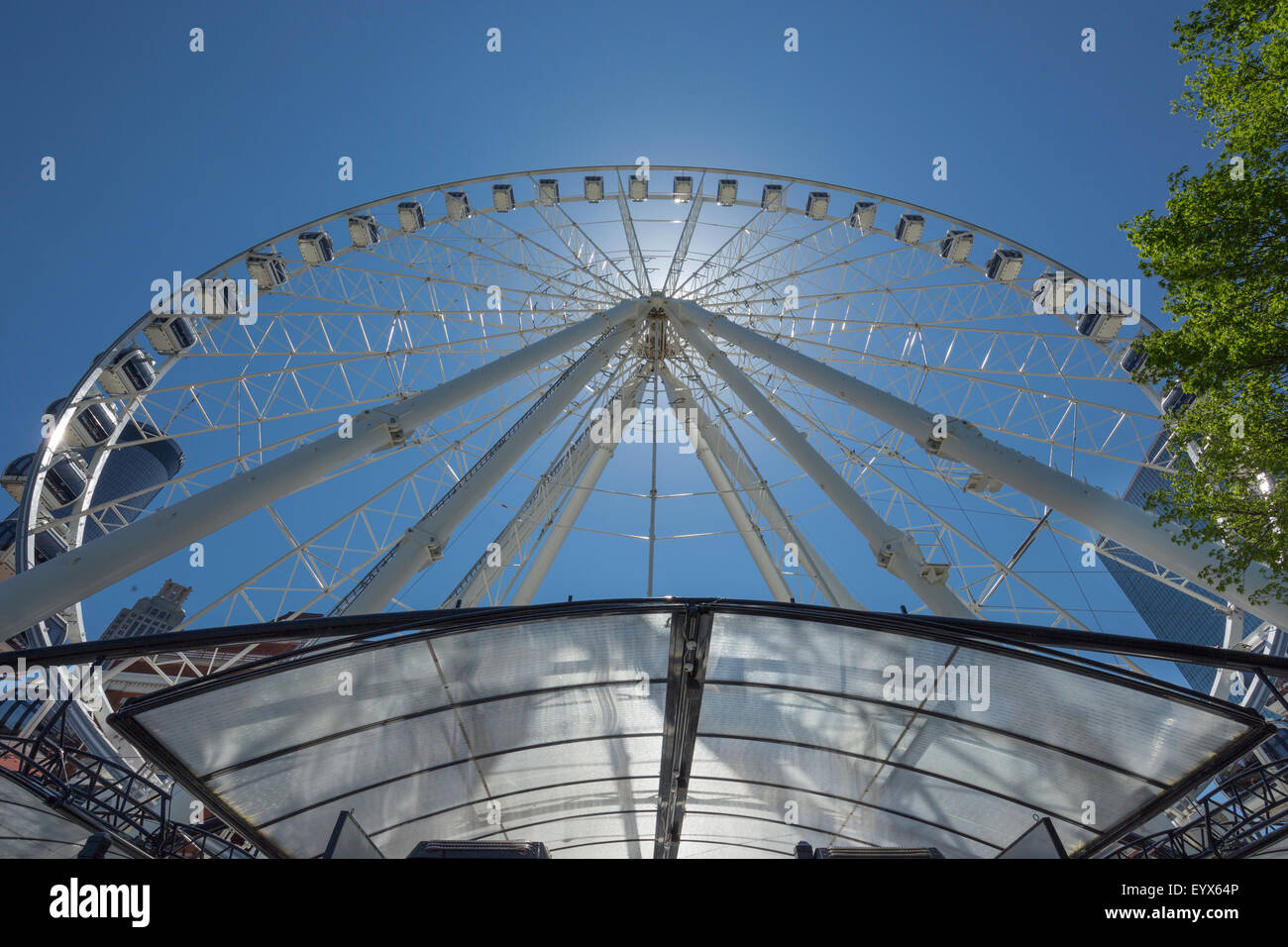 ENTRANCE SKYVIEW FERRIS WHEEL CENTENNIAL OLYMPIC PARK DOWNTOWN ATLANTA ...