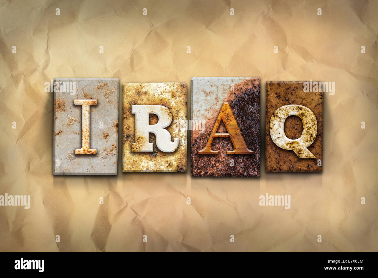 Vintage baghdad map hi-res stock photography and images - Alamy