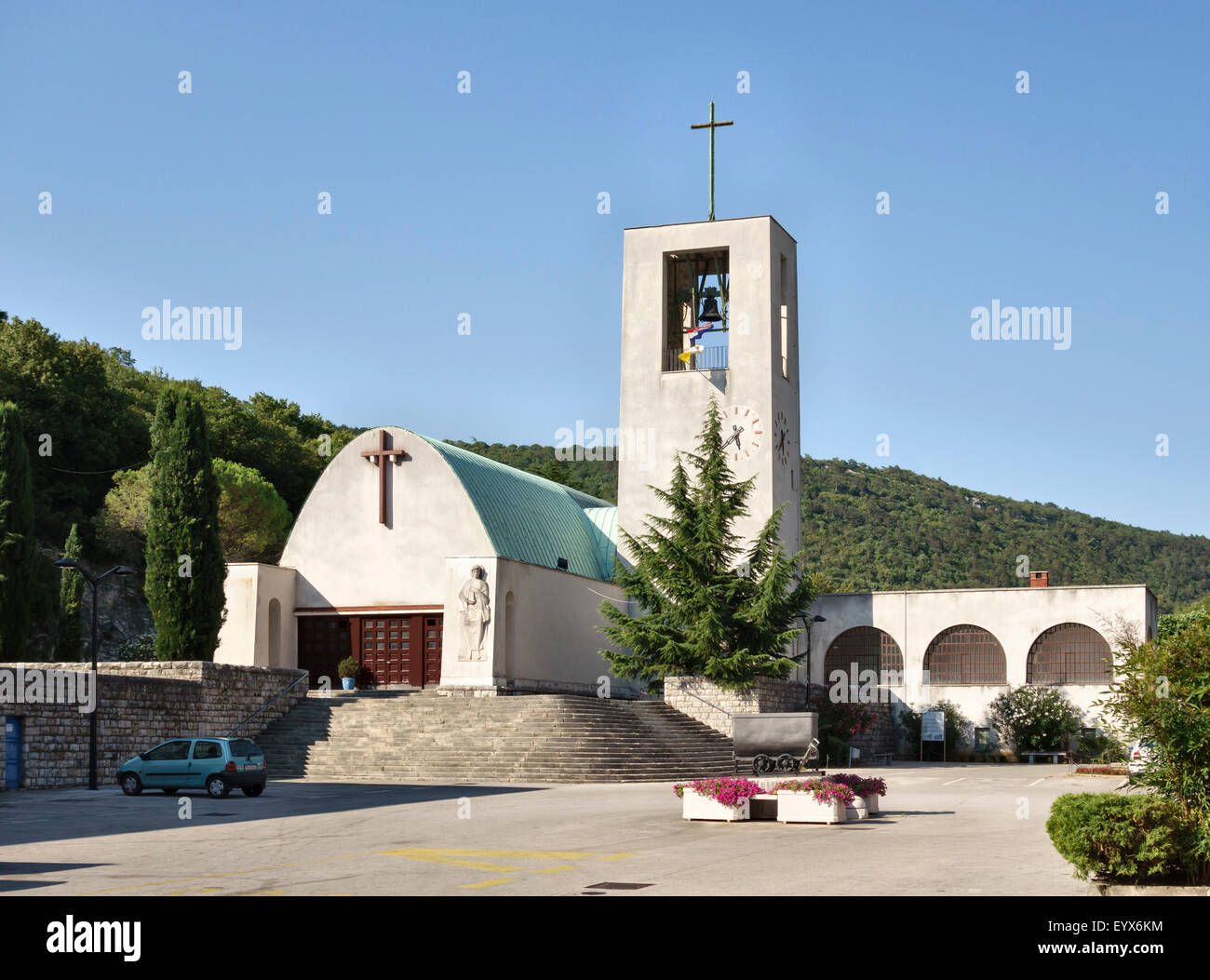 Rasa (Raša), Croatia. A modernist mining town built in 1936-7. The ...