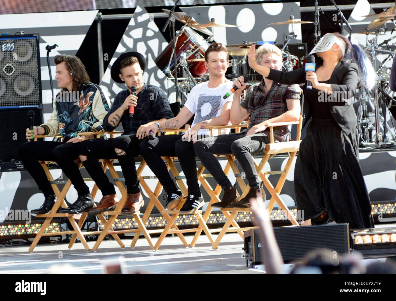 New York, NY, USA. 4th Aug, 2015. Harry Styles, Liam Payne, Louis ...