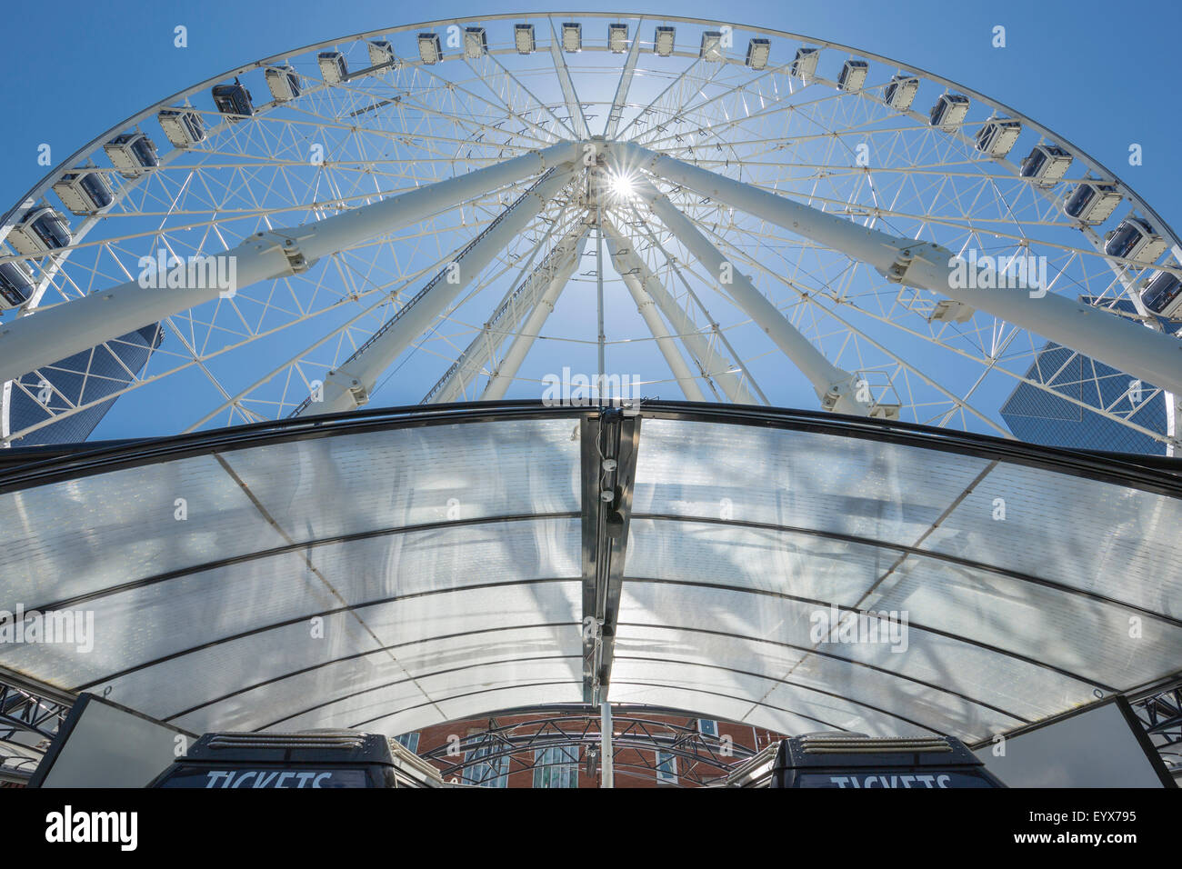ENTRANCE SKYVIEW FERRIS WHEEL CENTENNIAL OLYMPIC PARK DOWNTOWN ATLANTA ...