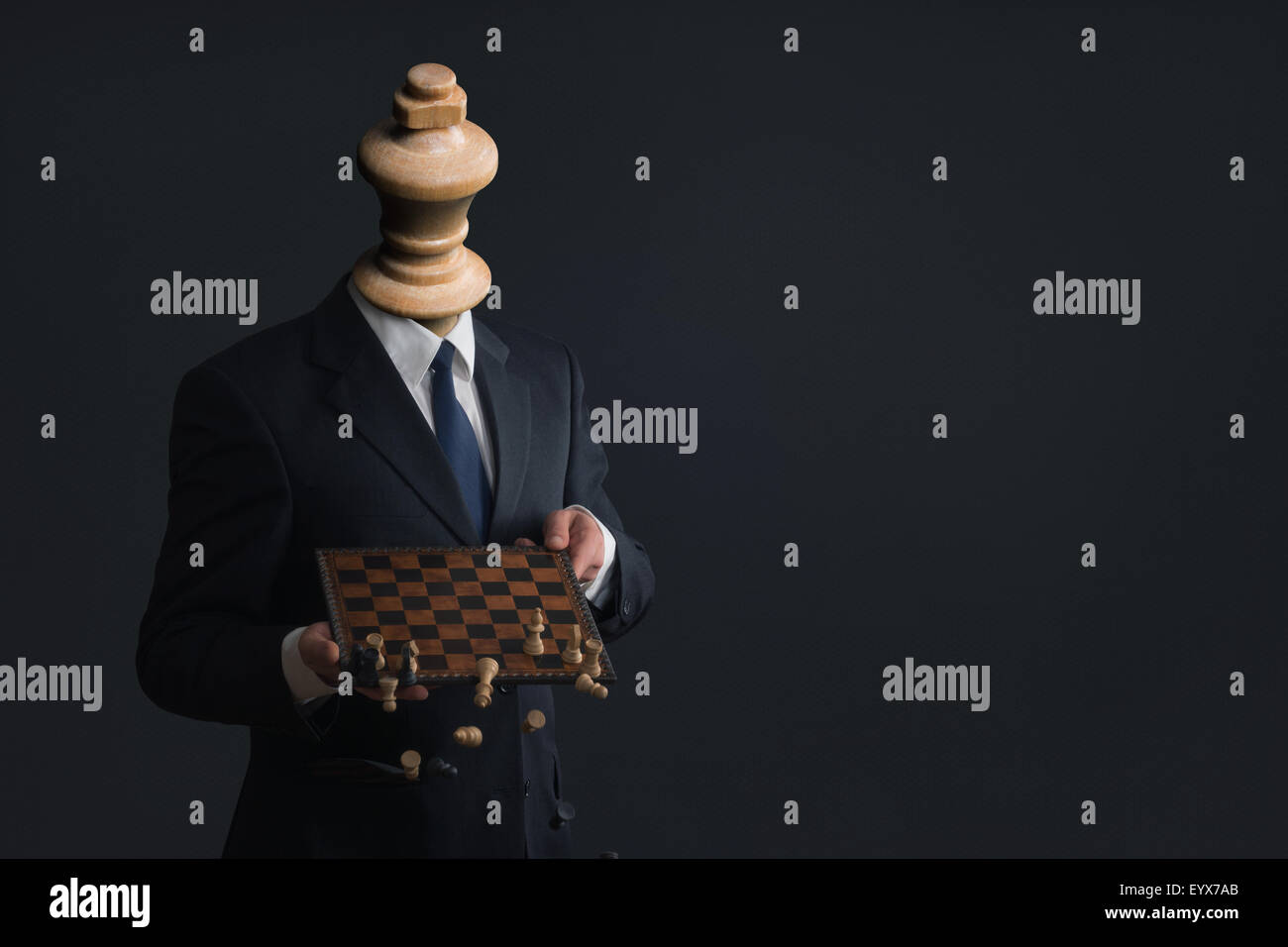 Symbol of a headless businessman who fires his staff Stock Photo - Alamy