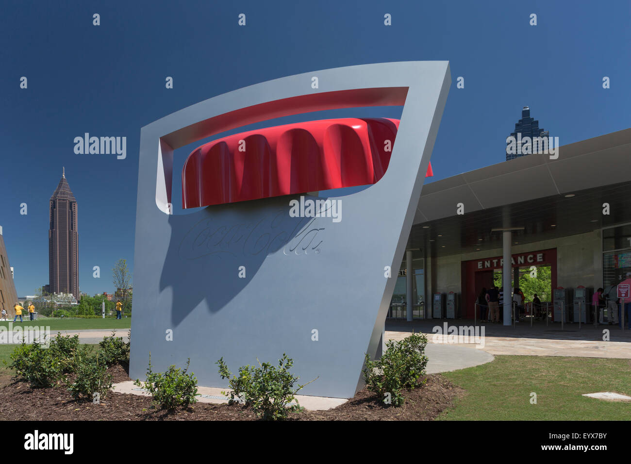 GIANT BOTTLE OPENER WORLD OF COCA COLA MUSEUM (©ROSSER FABRAP 2005 ...