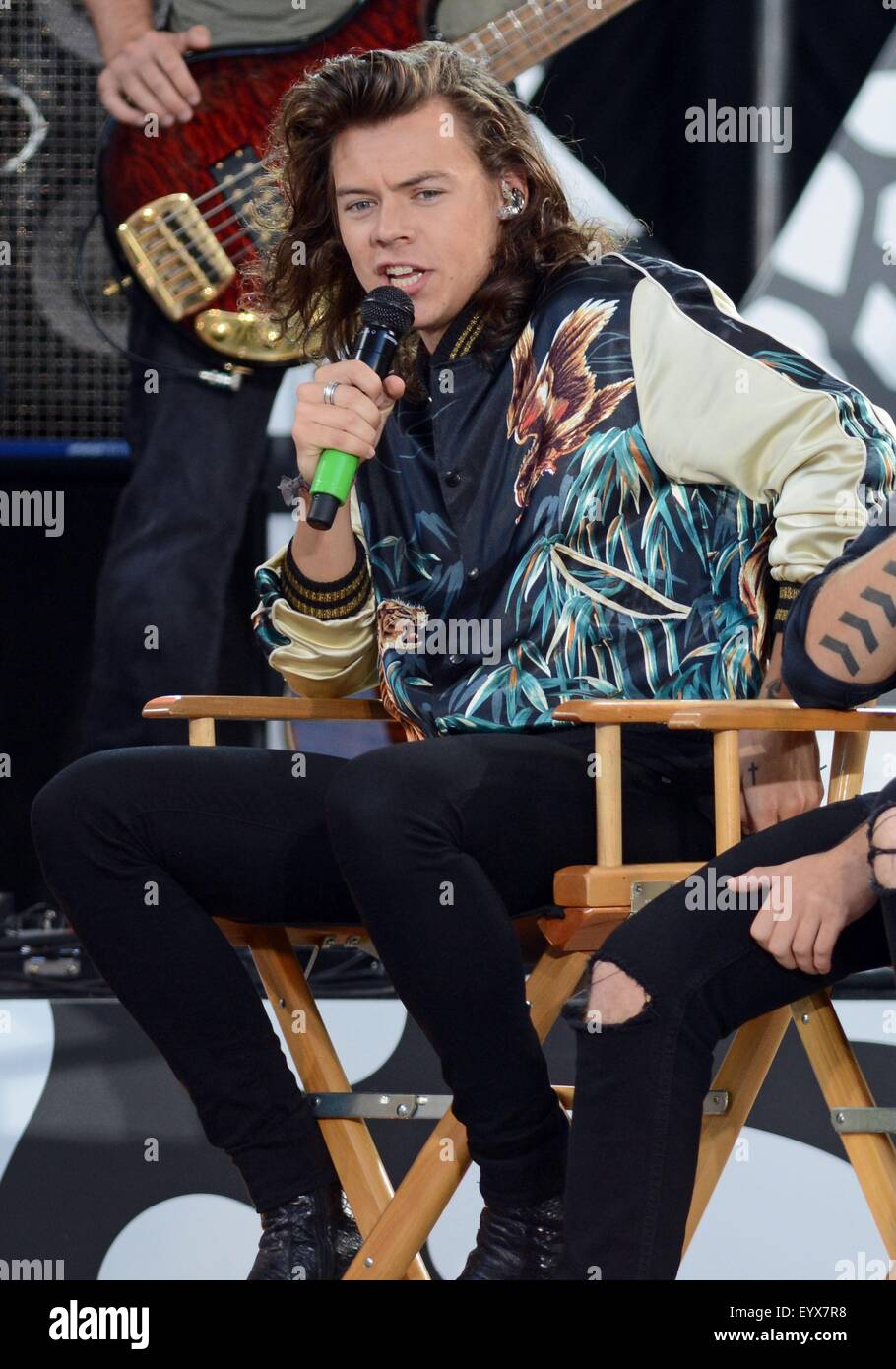 New York, NY, USA. 4th Aug, 2015. Harry Styles on stage for ABC's Good ...
