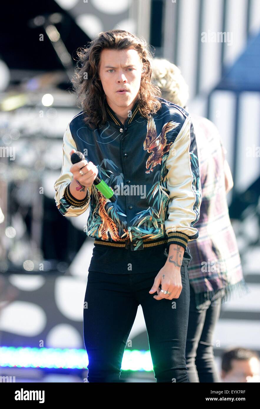 New York, NY, USA. 4th Aug, 2015. Harry Styles on stage for ABC's Good ...