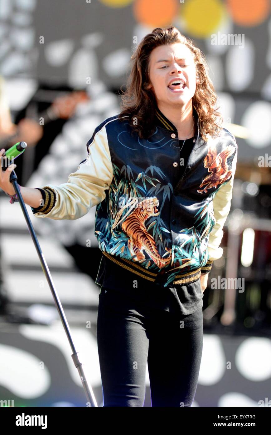 New York, NY, USA. 4th Aug, 2015. Harry Styles on stage for ABC's Good ...