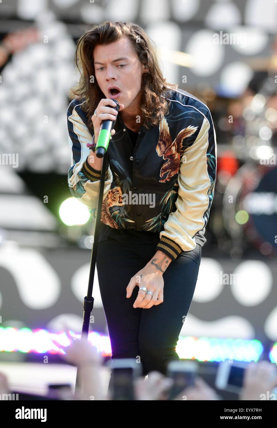 New York, NY, USA. 4th Aug, 2015. Harry Styles on stage for ABC's Good ...