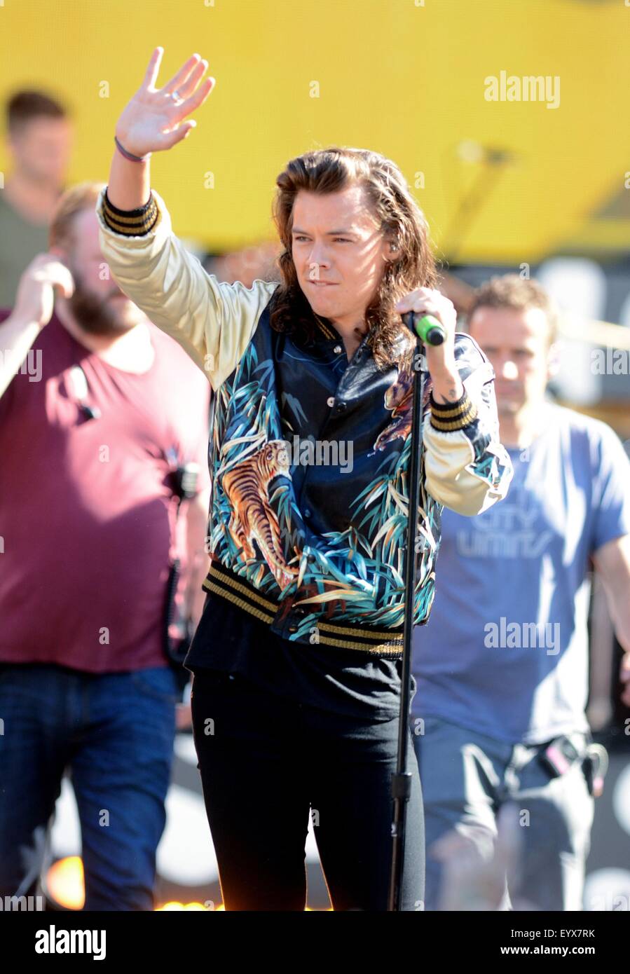 New York, NY, USA. 4th Aug, 2015. Harry Styles on stage for ABC's Good ...