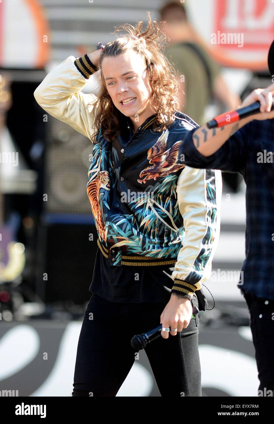 New York, NY, USA. 4th Aug, 2015. Harry Styles on stage for ABC's Good ...
