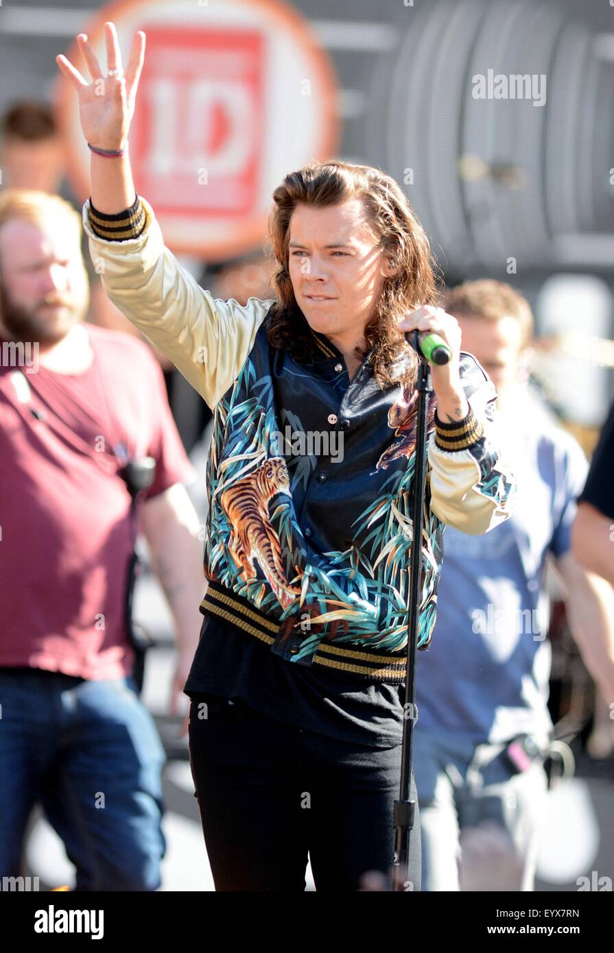 New York, NY, USA. 4th Aug, 2015. Harry Styles on stage for ABC's Good ...