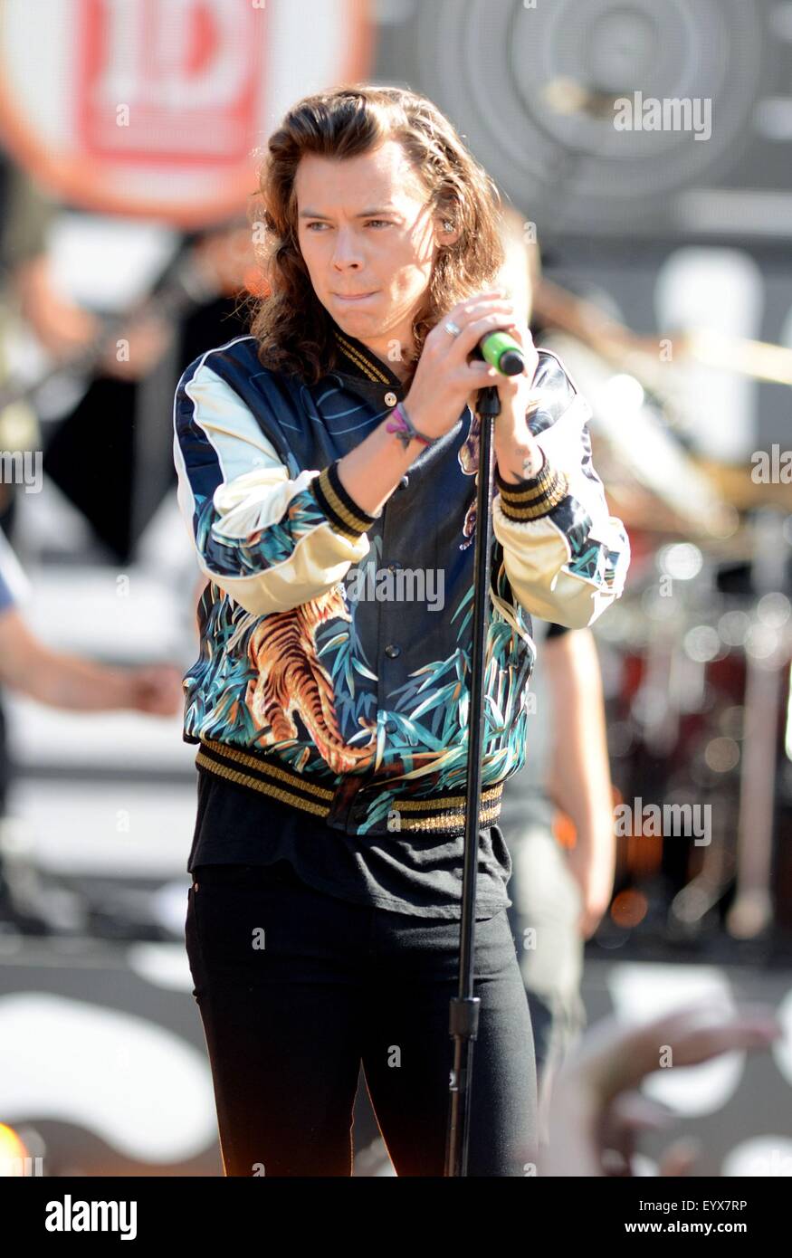 New York, NY, USA. 4th Aug, 2015. Harry Styles on stage for ABC's Good ...