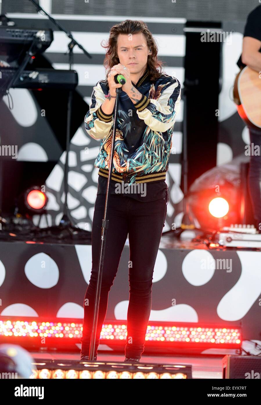 New York, NY, USA. 4th Aug, 2015. Harry Styles on stage for ABC's Good ...