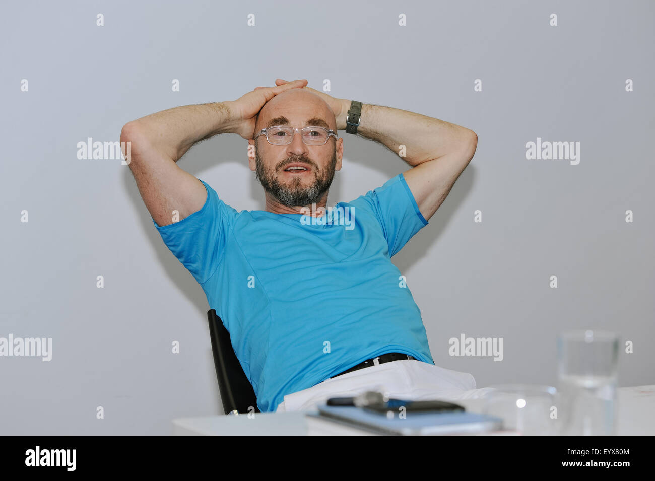 Jochen Schweizer during "Woche des Aufrundens" by children's charity ...