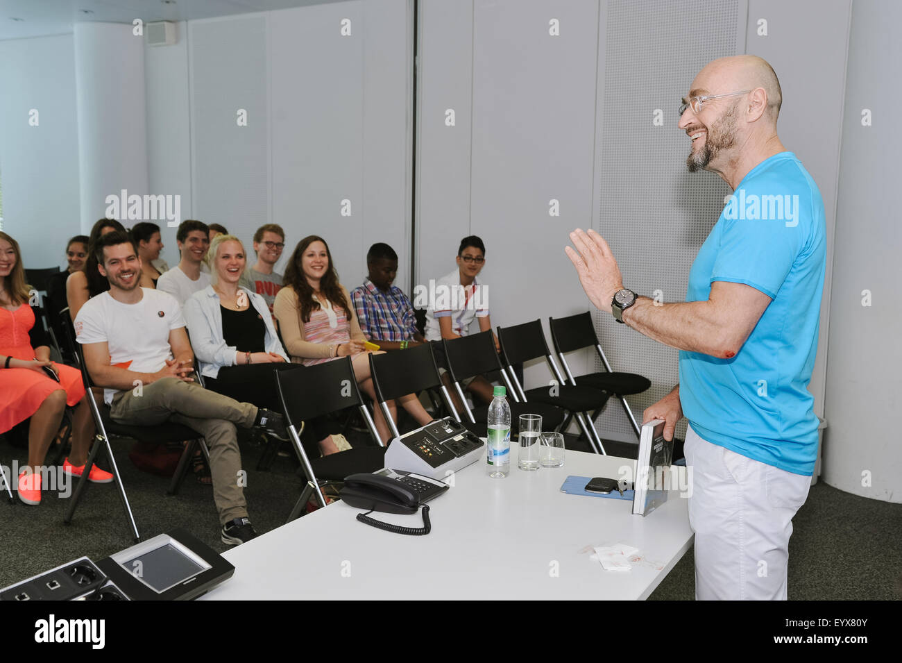 Jochen Schweizer during "Woche des Aufrundens" by children's charity ...
