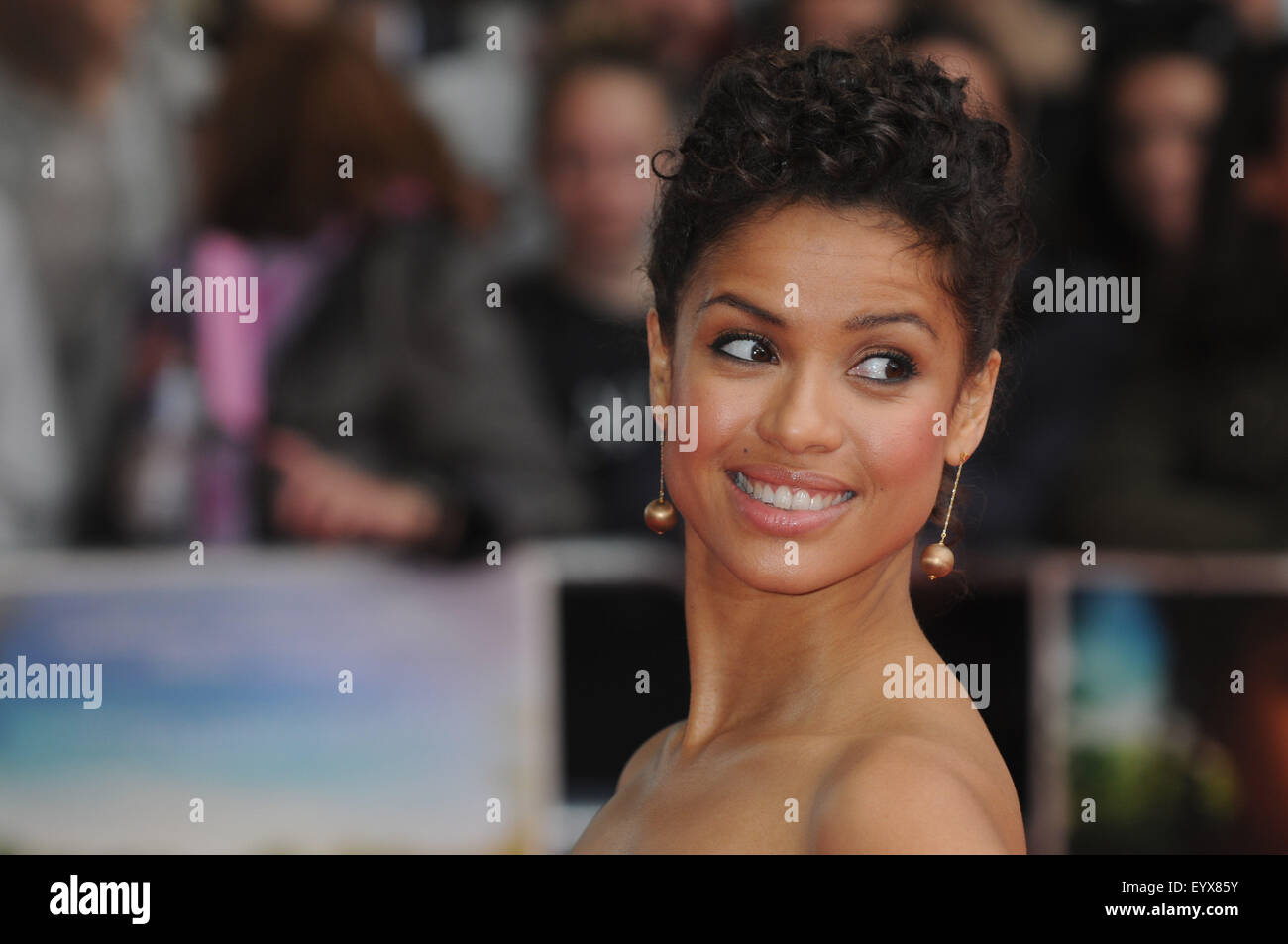 London , UK. Gugu Mbatha -Raw at 'Belle' UK Premiere at the BFI ...