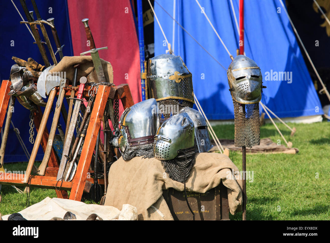 Medieval Tournament Armour Stock Photo - Alamy