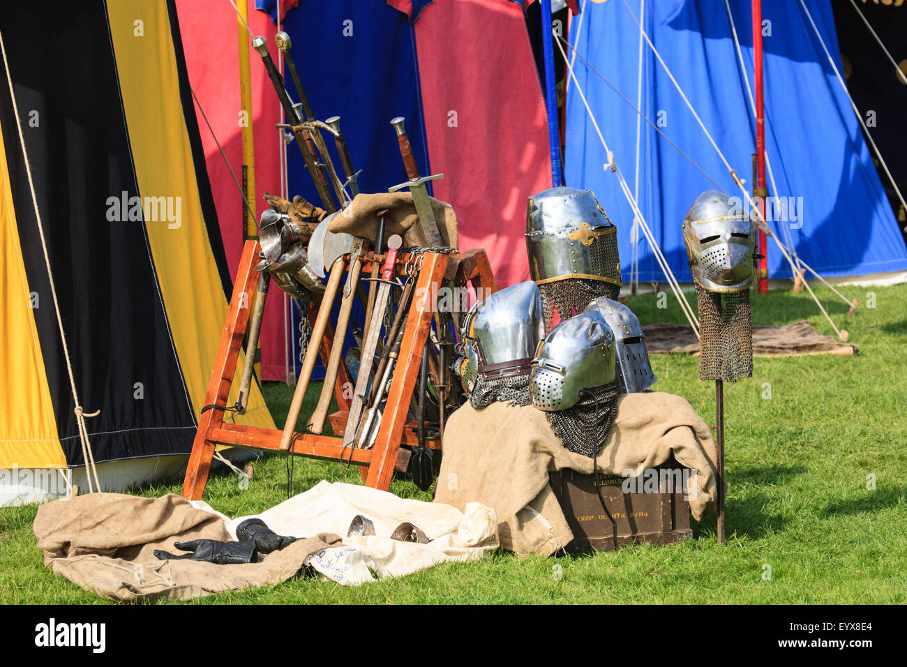 Medieval Tournament Armour Stock Photo - Alamy