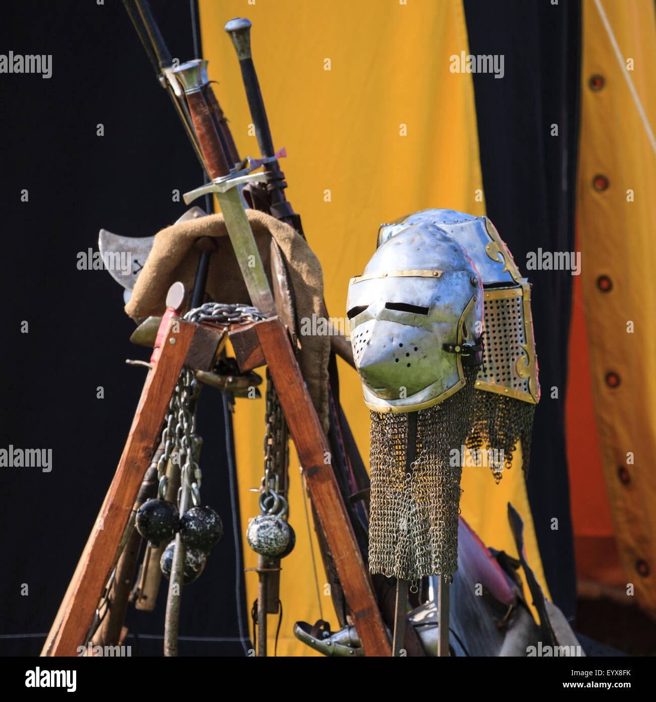 Medieval Tournament Armour Stock Photo - Alamy