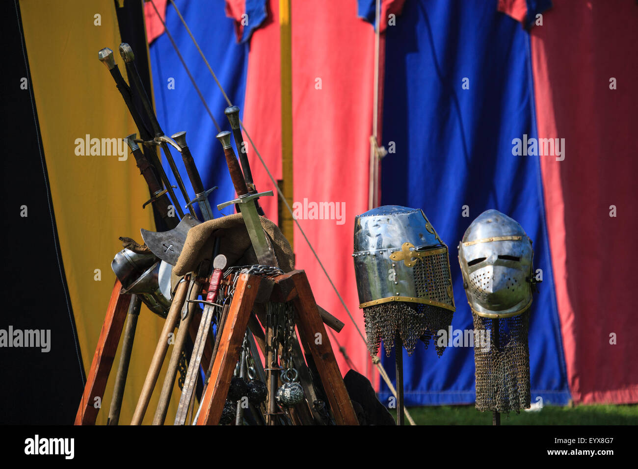 Medieval Tournament Armour Stock Photo - Alamy