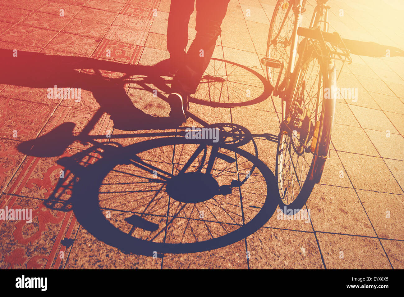 Push bike ride High Resolution Stock Photography and Images - Alamy