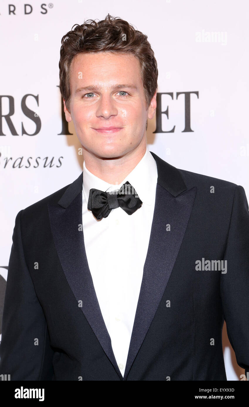 New York City, USA. 080614. Jonathan Groff at the 2014 Tony Awards held ...