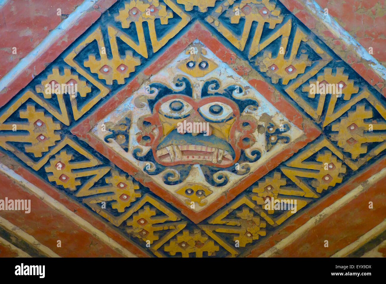 Huaca de la Luna archaeological complex, near Trujillo, La Libertad ...