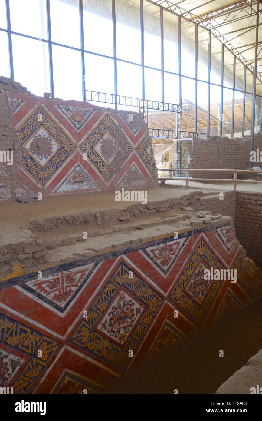 Huaca de la Luna archaeological complex, near Trujillo, La Libertad ...