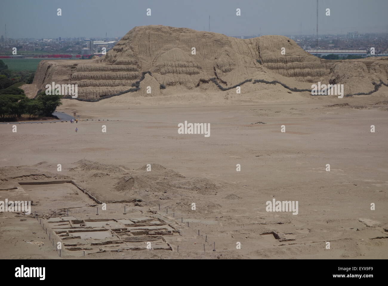 Huaca de la Luna archaeological complex, near Trujillo, La Libertad ...