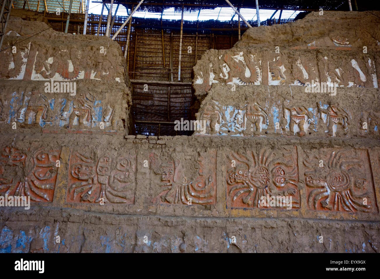 Huaca de la Luna archaeological complex, near Trujillo, La Libertad ...
