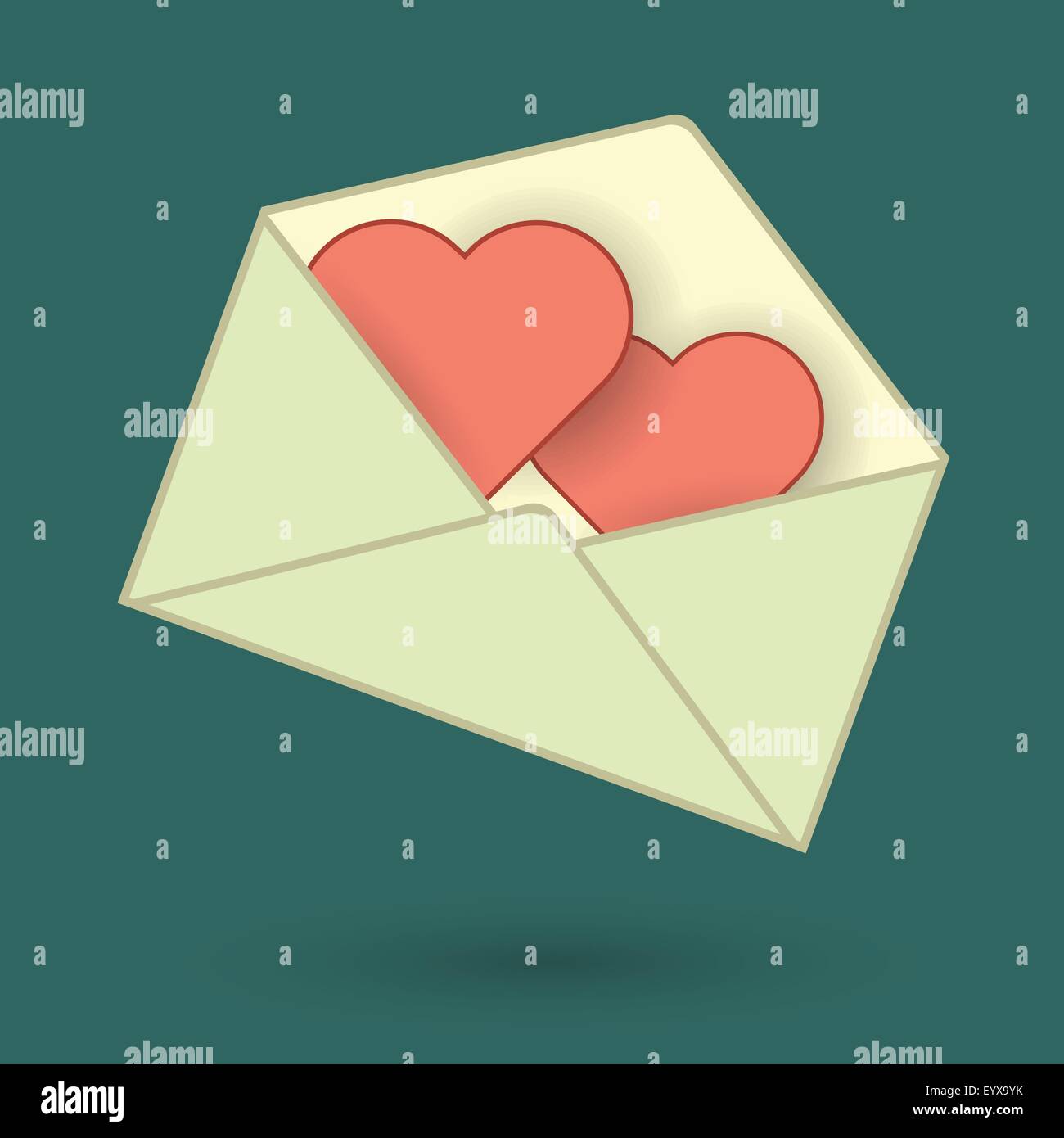 Red envelope vector vectors hi-res stock photography and images - Alamy