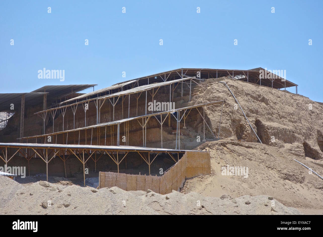 Huaca de la Luna archaeological complex, near Trujillo, La Libertad ...