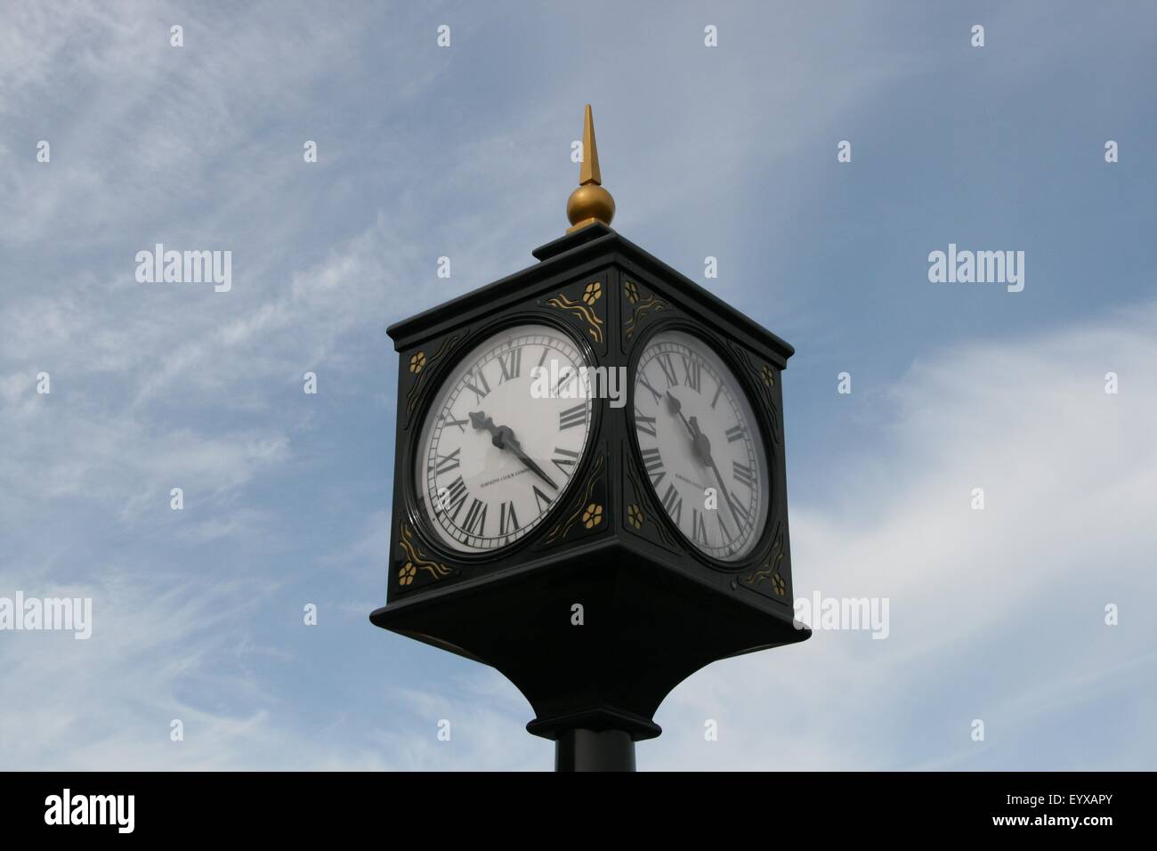 Village Clock High Resolution Stock Photography and Images - Alamy