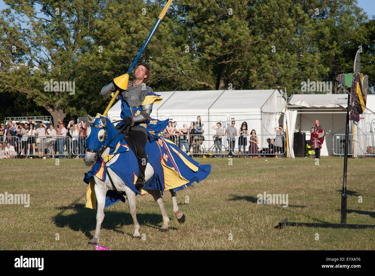 Medieval knights jousting competition Lambeth Country show Brockwell ...