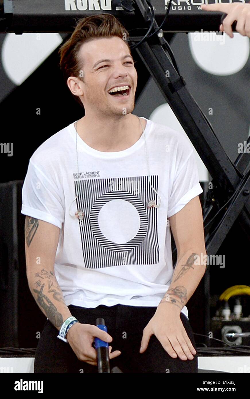 New York, NY, USA. 4th Aug, 2015. Louis Tomlinson, One Direction on ...
