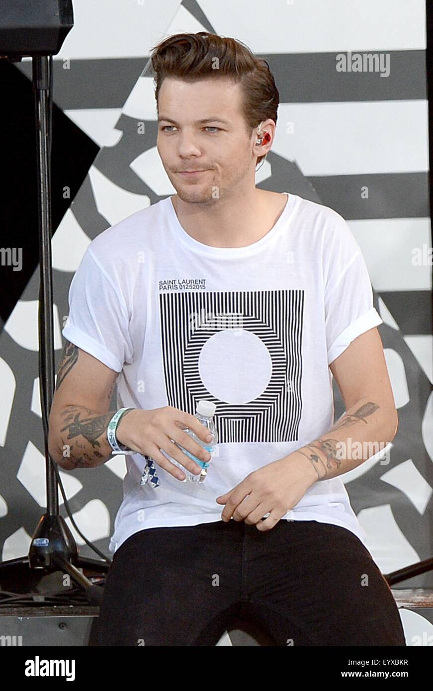 New York, NY, USA. 4th Aug, 2015. Louis Tomlinson, One Direction on ...