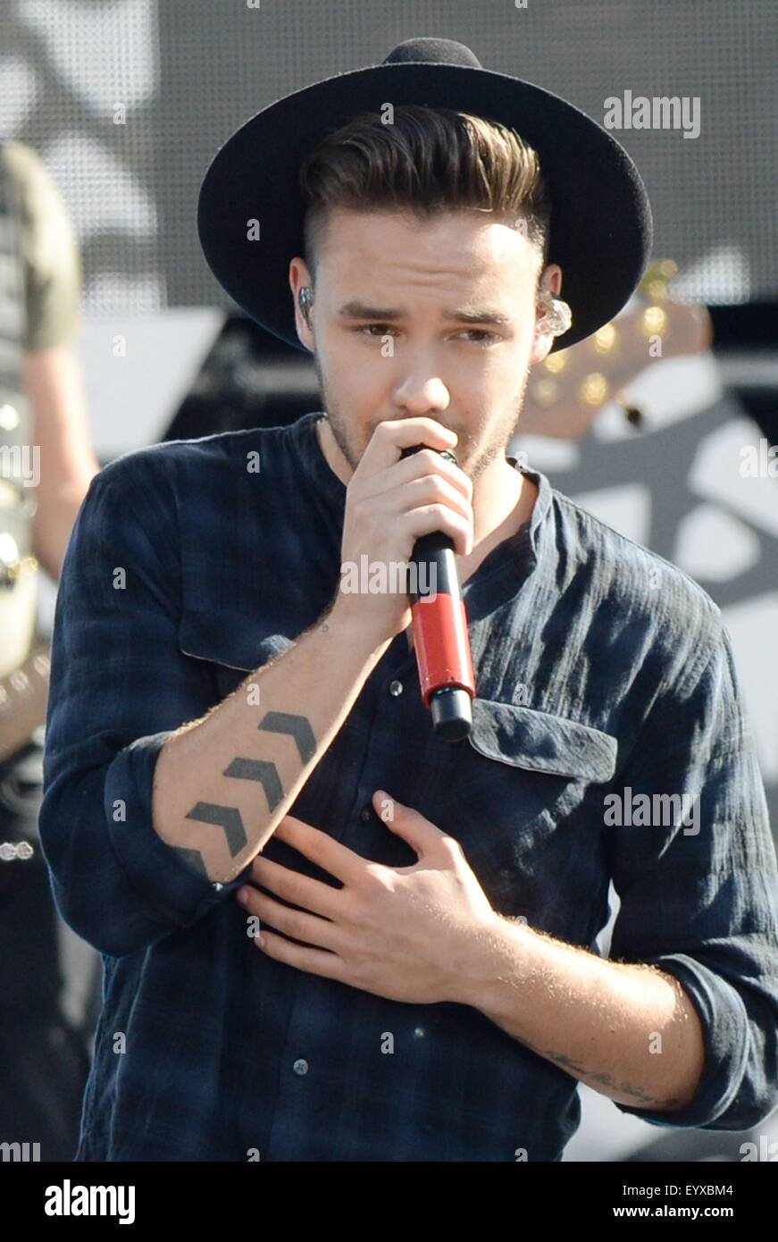 New York, NY, USA. 4th Aug, 2015. Liam Payne, One Direction on stage ...