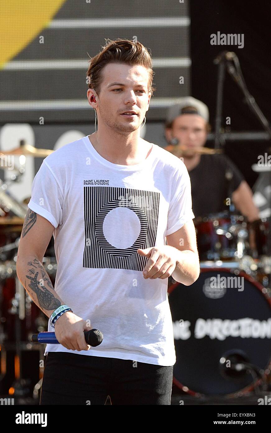 New York, NY, USA. 4th Aug, 2015. Louis Tomlinson, One Direction on ...